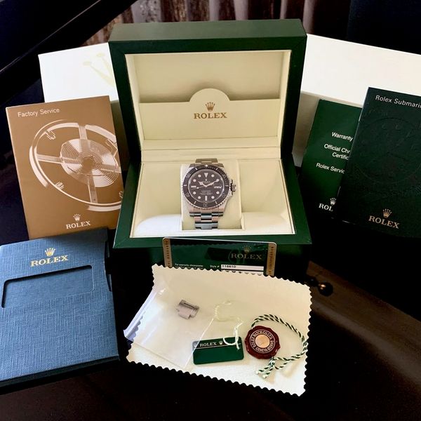 FS: Rolex Submariner Date Ceramic 116610, Full Set- Boxes, Papers ...
