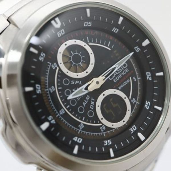 Men's CASIO Edifice Illuminator EFA-116 Analog/Digital watch. 43mm Case ...