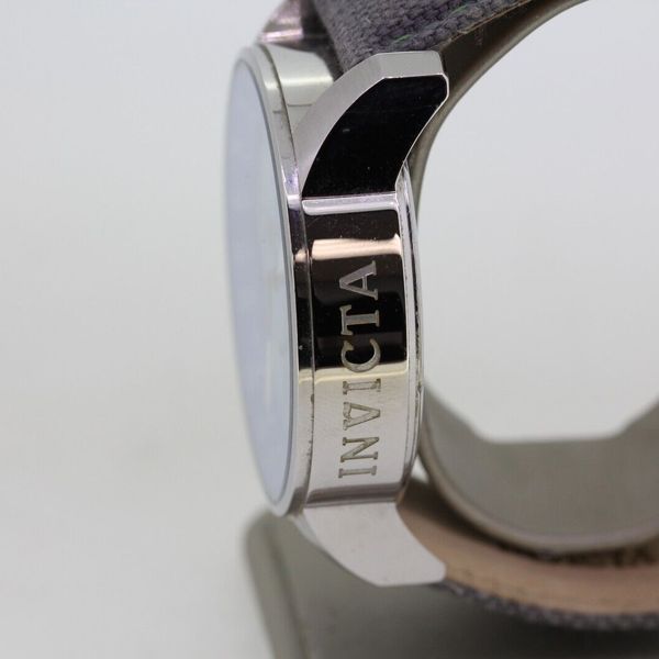 Invicta Force Lefty Crown Chronograph Blue Dial Stainless Steel Mens ...