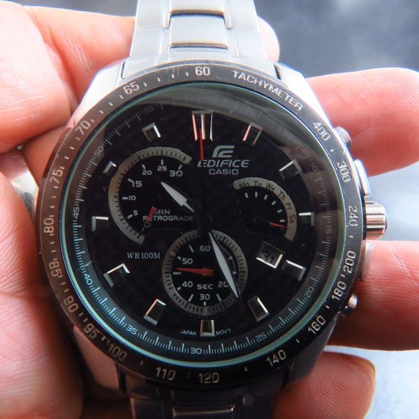 EF-521 Casio Edifice Chronograph Quartz Men Watch | WatchCharts Marketplace