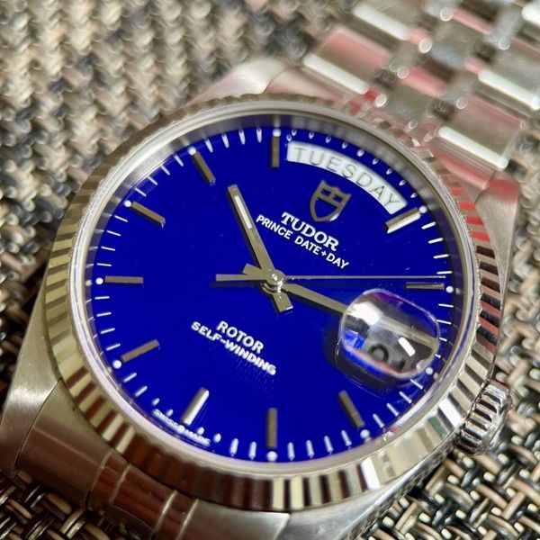 [WTS] Tudor "Yves Klein Blue" Prince Date Day 76214 Full Set ...