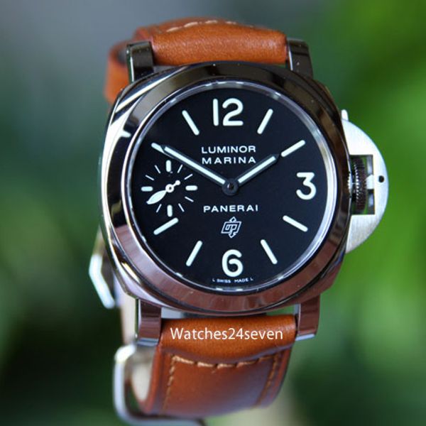 FS Panerai PAM 005 Luminor Marina w Logo Dial & second hand NEVER WORN ...