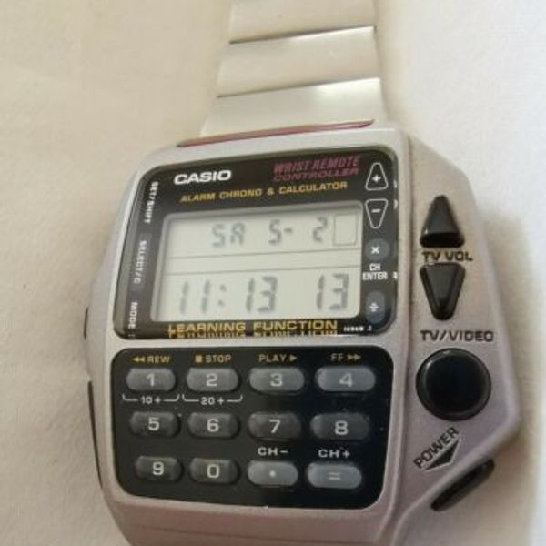 Casio Men's Watch CMD40F-7CB TV Remote Control, calculator and databank ...
