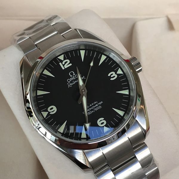 FS Omega Railmaster 2503.52 NOS, unworn, full set, serviced ...