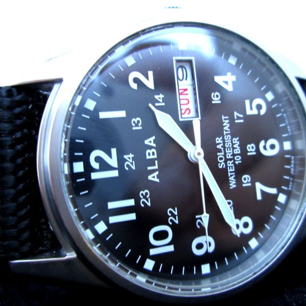 New Alba / Seiko Solar Military Field Watch AEFD 557 | WatchCharts ...