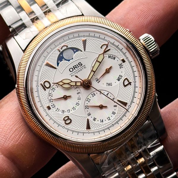 [WTS] Oris Big Crown Complication Rose Gold Moonphase 7566 38mm ...
