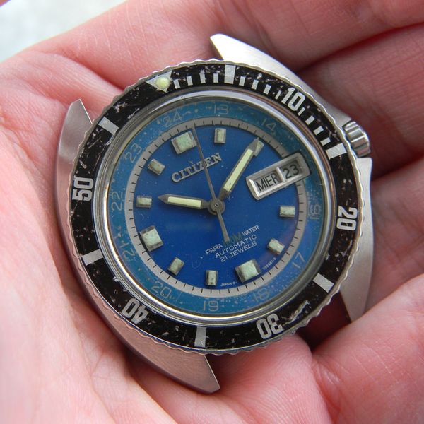 FS: Citizen 67-5776 vintage diver *blue version* | WatchCharts Marketplace