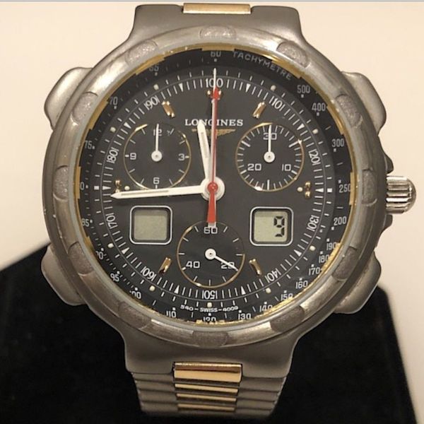 Longines Conquest Chronograph Titanium Watch 273-10361 | WatchCharts ...