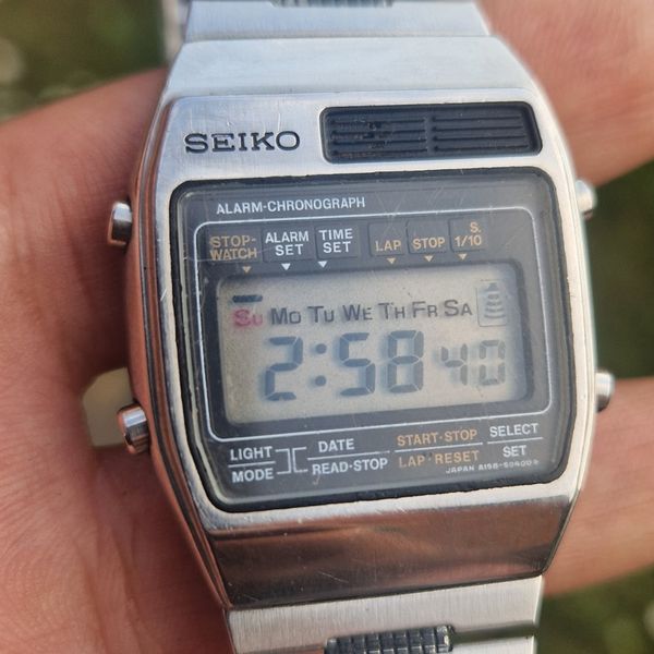 Vintage Seiko Digital Watch A158-5060 Seiko vintage Digital Watch | WatchCharts Marketplace