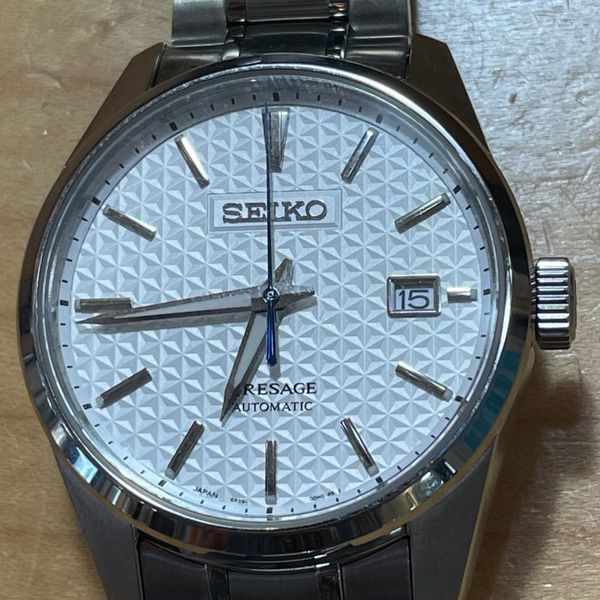 For Sale Seiko Presage Sharp Edge White Dial SPB165 $600 | WatchCharts