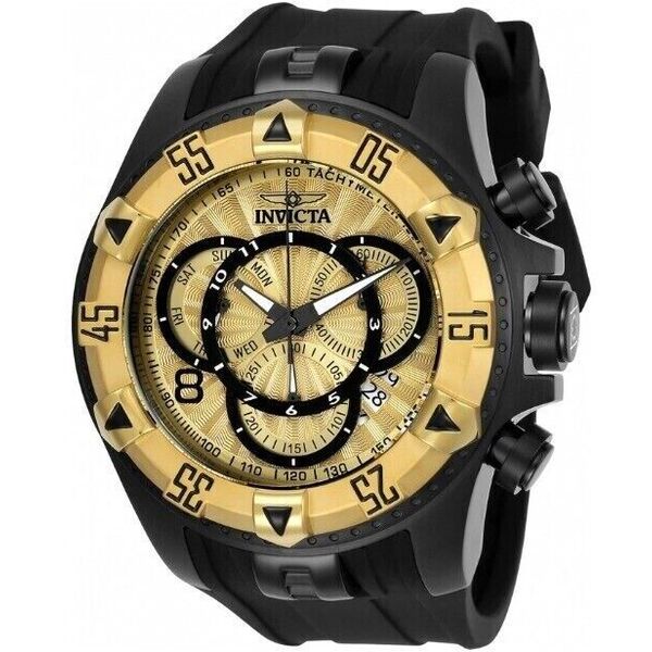 Invicta 24277 Excursion Men's Gold 52mm Day Date Swiss Quartz Chrono ...