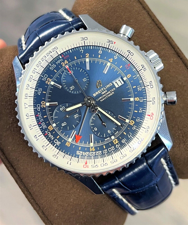 Breitling Navitimer World Blue
