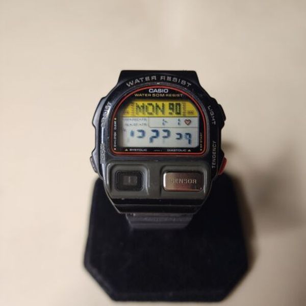 Vintage Casio BP-100 Blood Pressure Monitor Wrist Watch Japan For Parts ...