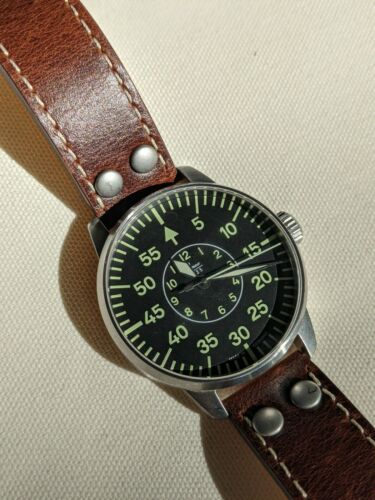 LACO Aachen Automatic watch Mens, Flieger type B, aviation pilot watch ...