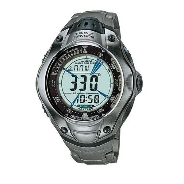 Casio Sport Titanium Pro trek Pathfinder PAG70T Solar Triple Sensor Watch | WatchCharts Marketplace