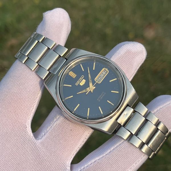 Vintage Seiko 5 Automatic 21Jewels Beautiful Dial Japan Made Men Watch 6309-6110 | WatchCharts ...