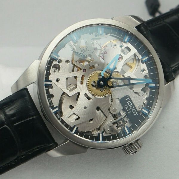 Tissot T-COMPLICATION SQUELETTE MECHANICAL Men's Watch T070.405.16.411 ...
