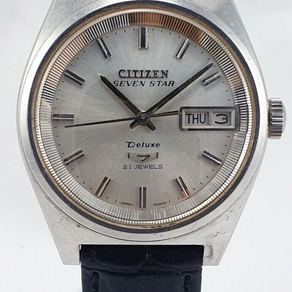 Vintage Citizen Seven Star Deluxe 7 21J ACSS 2933-Y JDM Auto Japan Mens Watch | WatchCharts ...