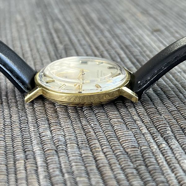 [$1,295 USD] Very Rare 18K Solid Gold Enicar Supertest | WatchCharts ...