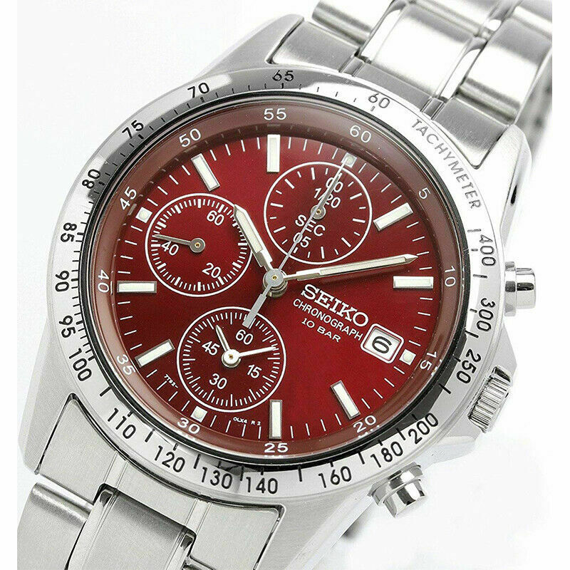 Seiko Chronograph RED SBTQ045 Quartz Watch 100% Genuine product from ...