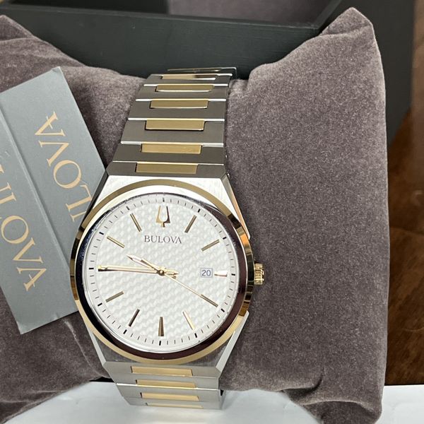 BULOVA Two-Tone CLASSIC Stainless Steel 39 mm Men's Watch - 98B424 MSRP ...