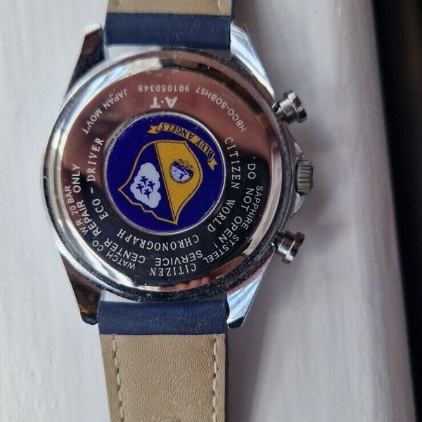 Luxury CITIZEN Blue Angels Eco-Drive Watch - Men's World Chronograph ...