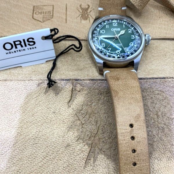 Oris Big Crown X Cervo Volante 38mm 01 754 7779 4067 Green Dial ...
