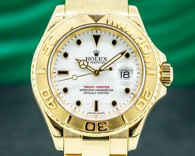 Rolex 16628 Oyester Perpetual Yacht Master WITH BOX | WatchCharts