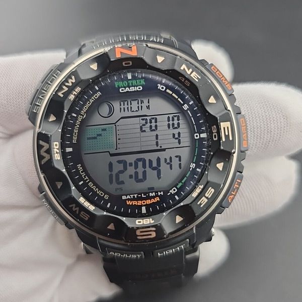 Casio PRW-S2500 Protrek Triple Sensor Tough Solar Watch Black Used | WatchCharts Marketplace