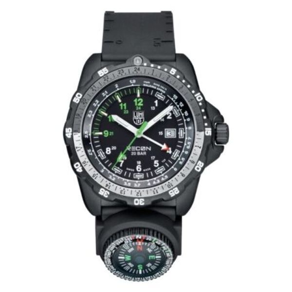 LUMINOX RECON POINT 45MM COMPASS BLACK PU STRAP MEN'S WATCH XL.8832.MI ...