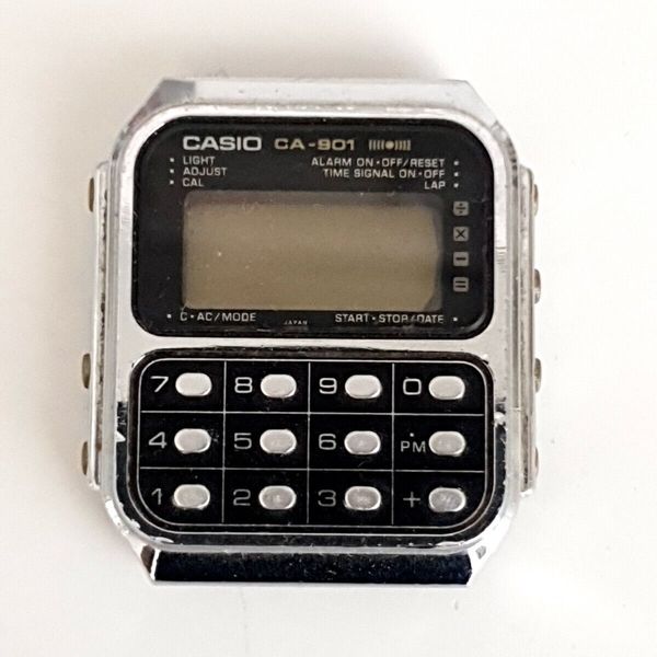 CASIO CA-901 OROLOGIO CALCOLATRICE - VINTAGE - RARE | WatchCharts ...