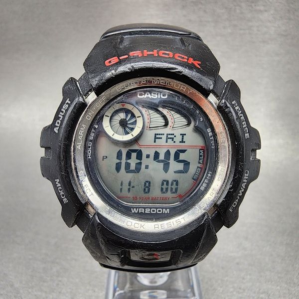 Casio G-Shock G-2900 Watch Men 46mm Digital Black Tone Round New Battery | WatchCharts Marketplace
