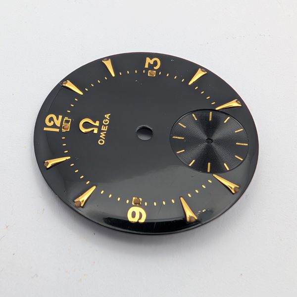 Vintage Omega Dial 25.5mm Black | WatchCharts Marketplace