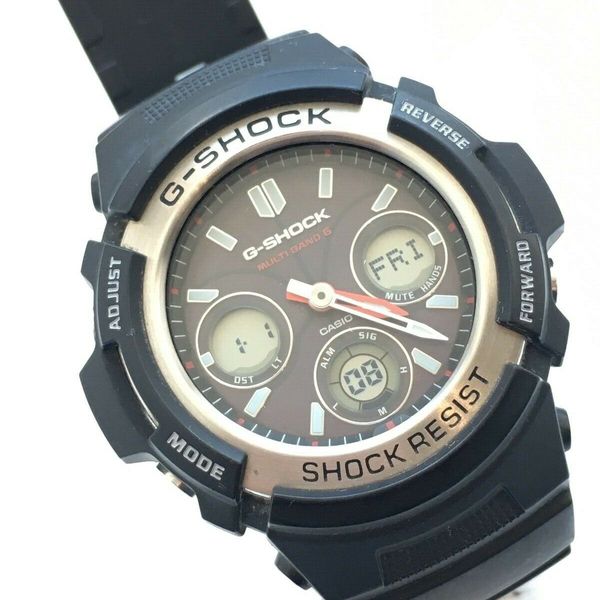 Casio G-SHOCK TOUGH SOLAR Gents Analogue/Digital Watch 5230 AWG-M100 ...