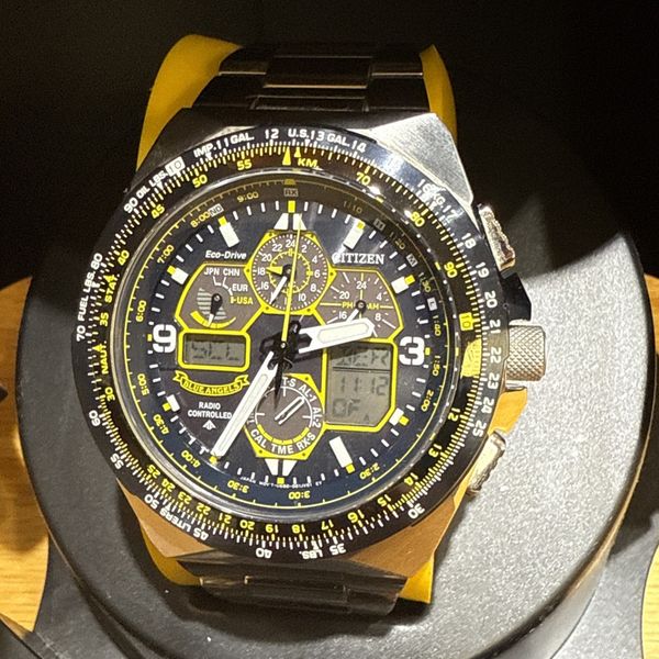 Citizen Eco Drive Promaster Skyhawk Blue Angels Limited Edition Helmet ...