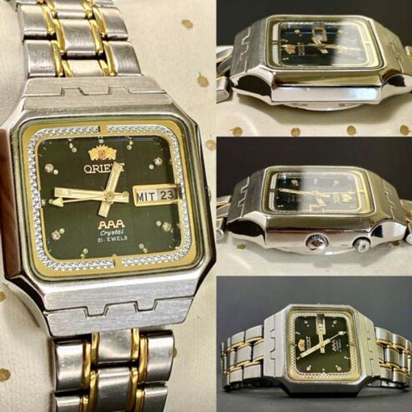 Vintage Orient Freza 3 Star 21 Jewels Automatic Watch Steel Mens Watch ...