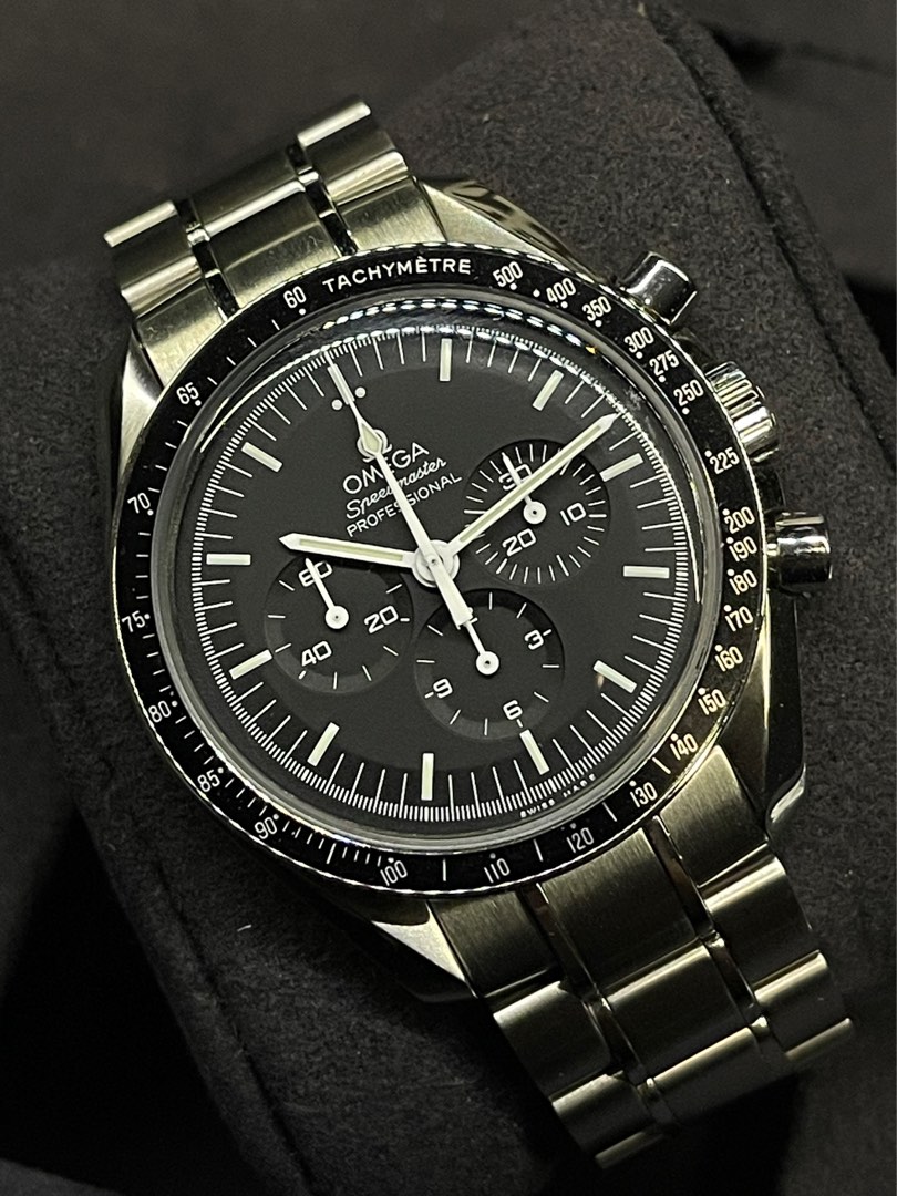 Omega Speedmaster Professional Moonwatch 1861 Hesalite BIG BOX 311.30 ...