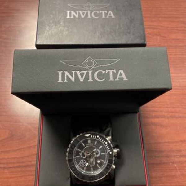 Invicta Marvel Limited Edition "Punisher" Model 26786 in box *OFS ...