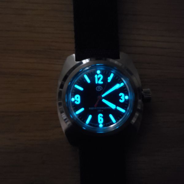 FS New Vostok Amphibian 170 case with updated dial and hands. $160.00 ...