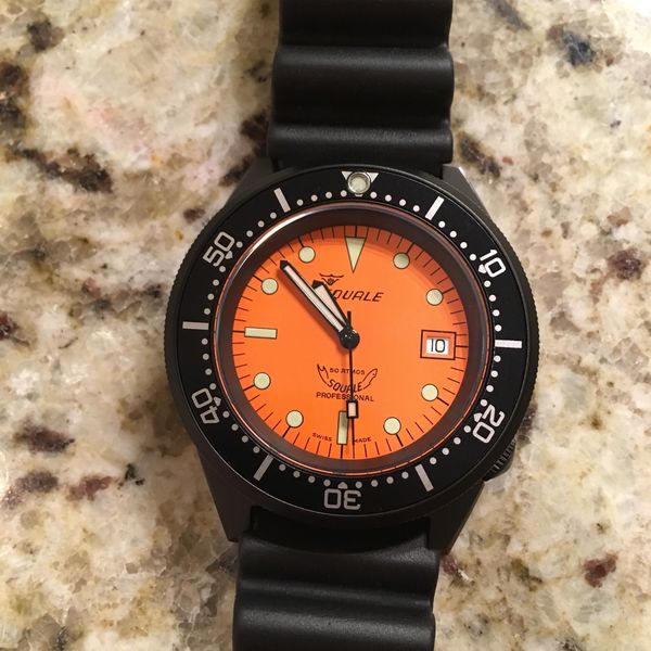 FS: Squale 1521 50 Atmos, PVD, Orange Dial | WatchCharts