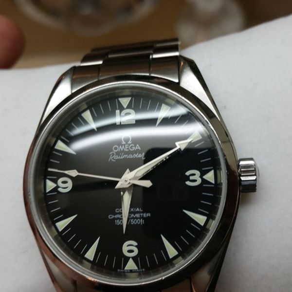 Omega Railmaster 2503.52.00 (39mm): Priced to move! | WatchCharts ...