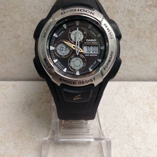CASIO G-SHOCK G-601-1A (2738) CLASSIC ANALOG & DIGITAL DISPLAY WATCH | WatchCharts Marketplace