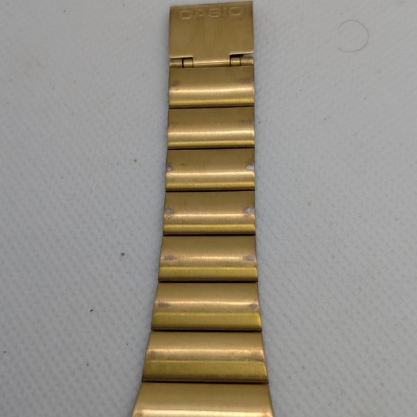 CASIO Calculator Digital Watch CA-506 Gold Tone Water Resistant WORKS ...