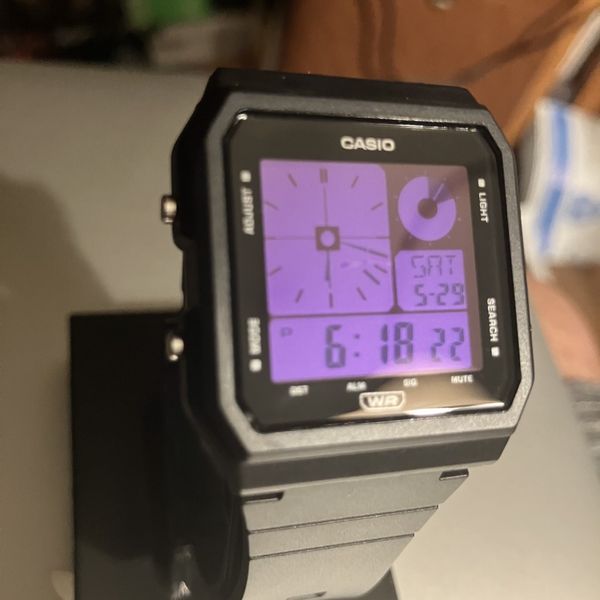 Custom Casio LF20W-1A Illuminator with Purple Screen Mod (see ...