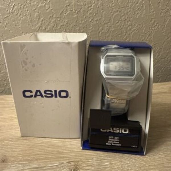 Casio Men's Quartz Alarm Chronograph Vintage Style 35mm Digital Watch ...