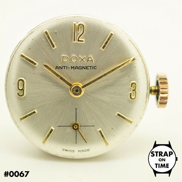 Women's Doxa 67 (8 3/4-67) Watch Movement w/Dial Running Spares ...
