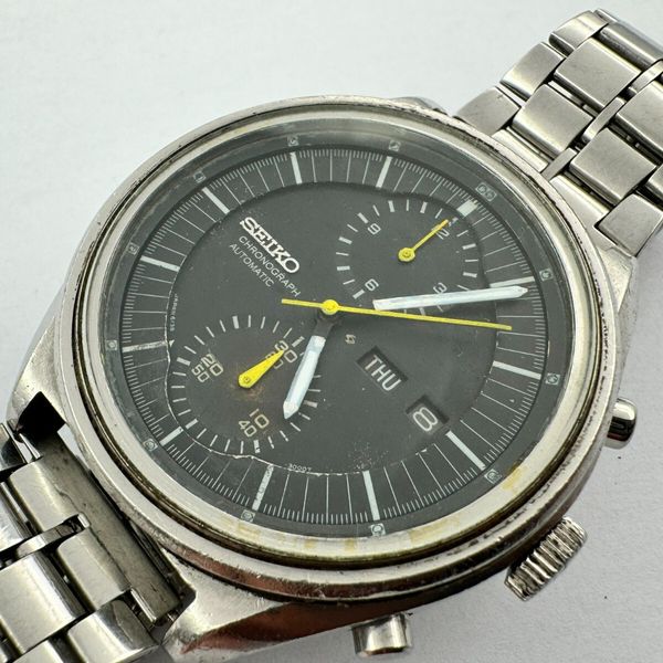 Vintage SEIKO 6138-3003 Jumbo Chronograph Day/Date Automatic Cal 6138B ...