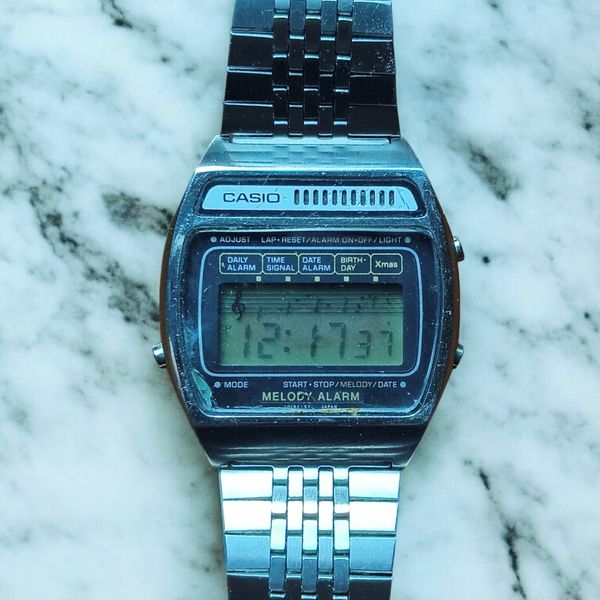 Very Rare Casio H104 Melody Module 82 1980 Blue Version | WatchCharts ...