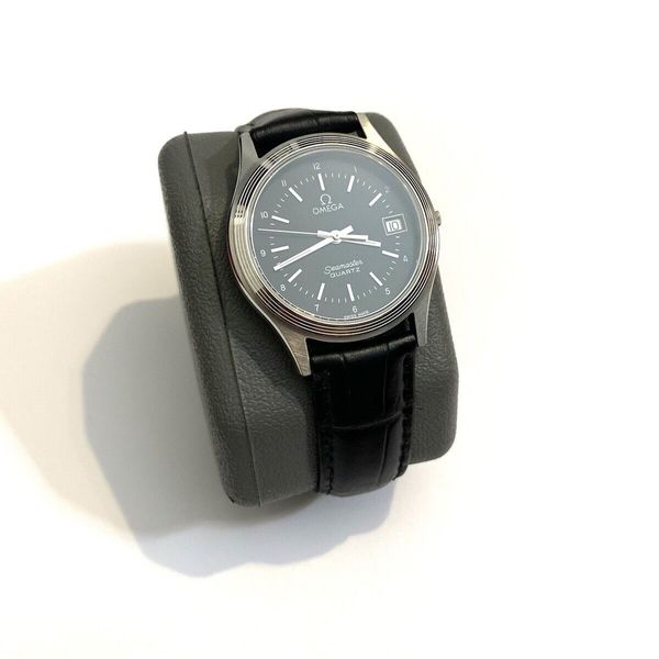 Vintage Omega Seamaster Cal 1425 Black Dial Stainless Steel Menâ s ...