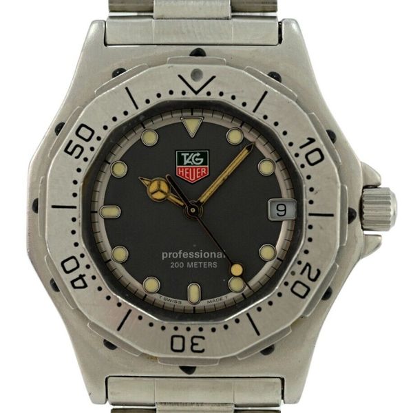 Tag Heuer Midsize 35mm Vintage Professional 3000 Series SS Watch! Ref: 932.213! | WatchCharts ...